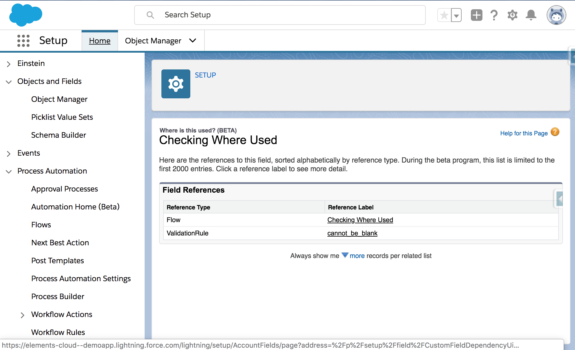 这块地用在哪里?Salesforce新增Whereused按钮 - beplay体育极光