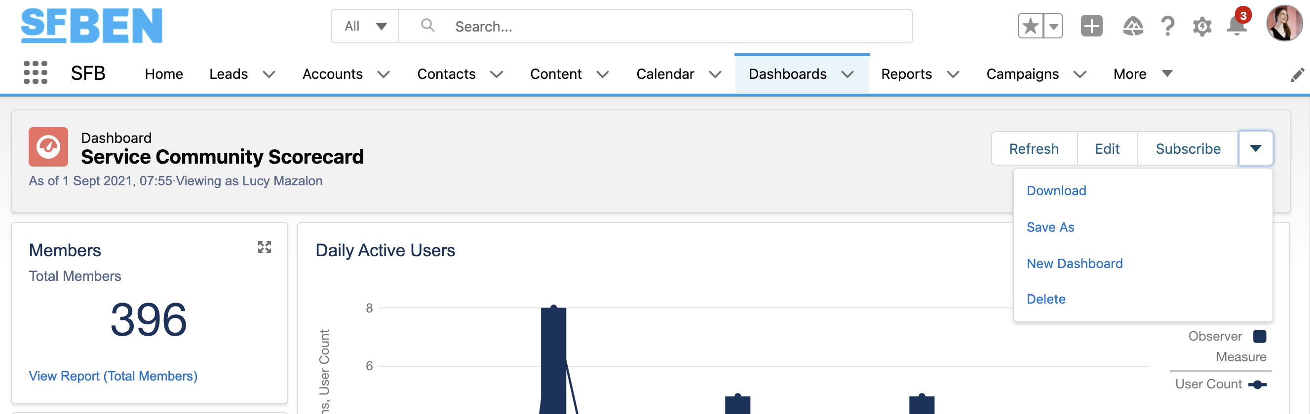 10+ Salesforce仪表盘提示和技巧| Salesforce本 - beplay体育极光