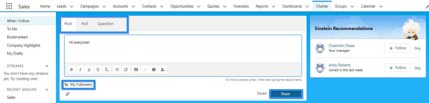 Salesforce Chatter的终极指南| - beplay体育极光