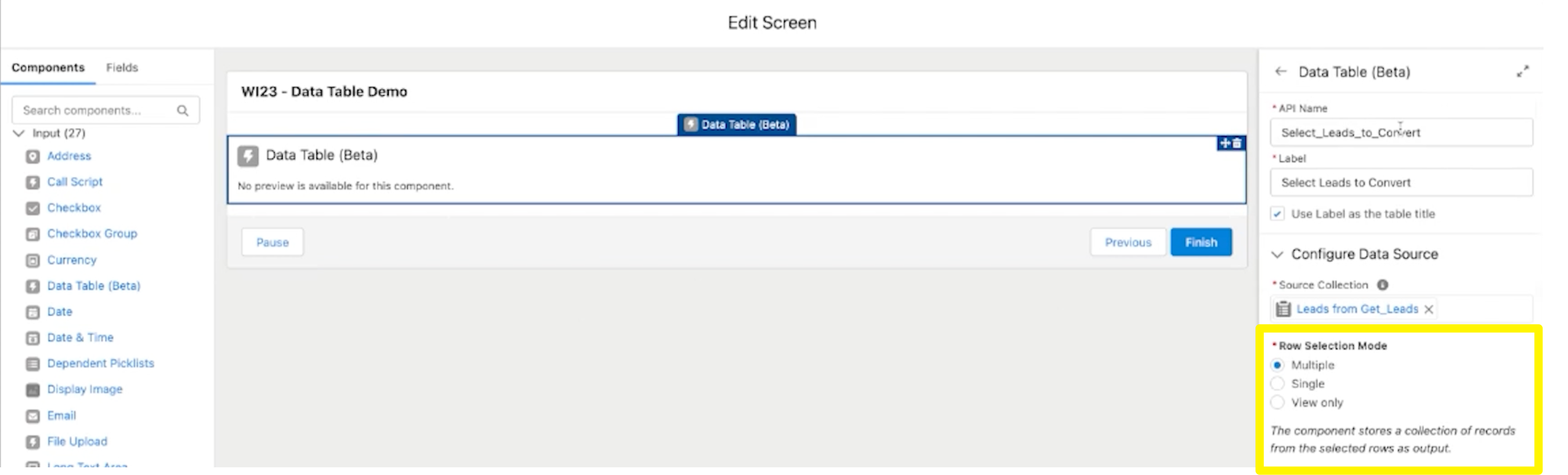 Salesforce数据表流组件:快速概述 - beplay体育极光